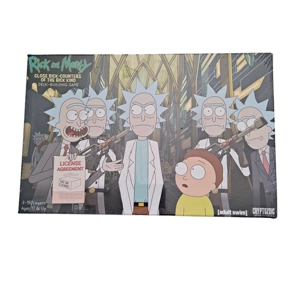 Cryptozoic | Games | Rick And Morty Deckbuilding Board Game Close ...